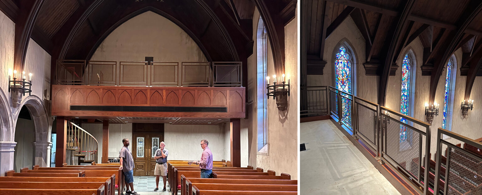 Designing Sacred Spaces: The Milner Chapel Pipe Organ Balcony Project ...